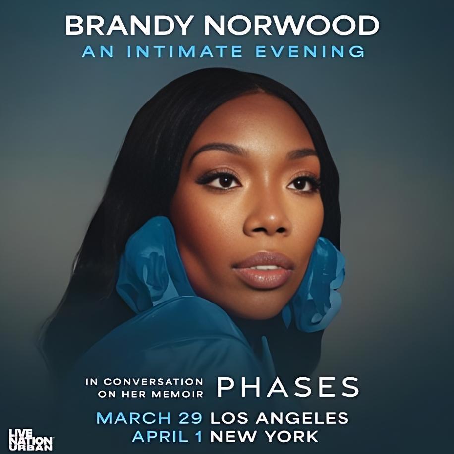 Brandy’s Story in Her Words: ‘Phases’ Book Tour Dates Revealed - NewsBreak