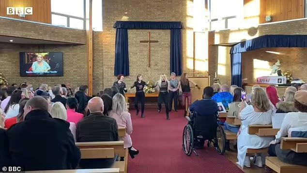 Moment flash mob bursts into funeral service dancing to Another One ...