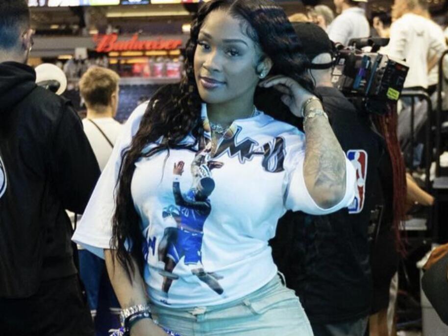 Anthony Edwards' Girlfriend Goes Viral For Outfit Choice at NBA Playoff ...