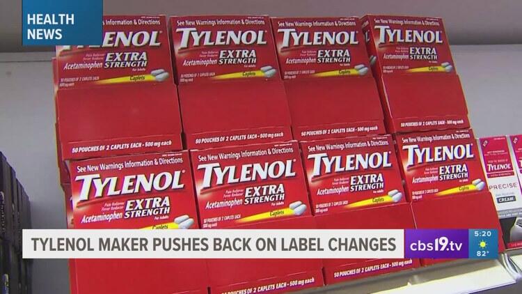 Tylenol manufacturer urges FDA to reject request against label change ...