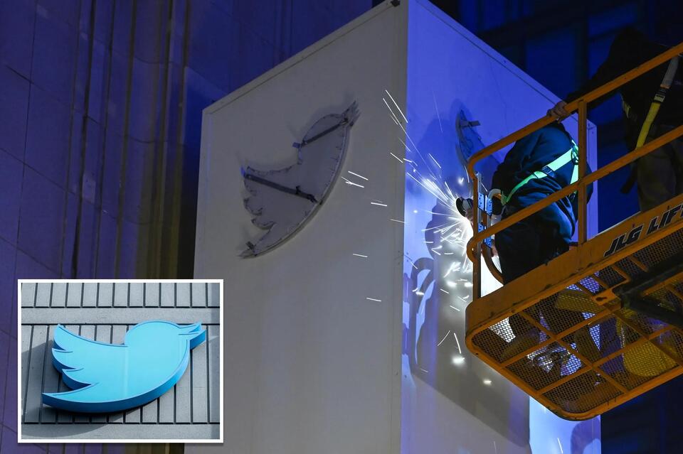Twitter bird sign from defunct San Francisco office sold for nearly ...