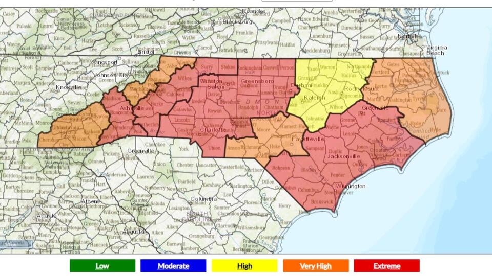 Major wildfires continue to burn in North Carolina, U.S. Forest Service ...