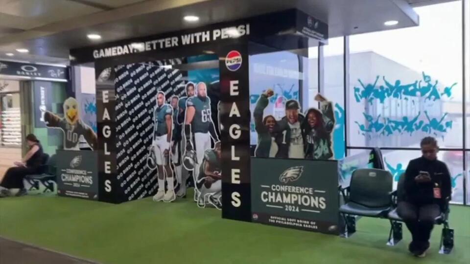 Eagles fans fly out to New Orleans: The final flights depart the Philadelphia International ...