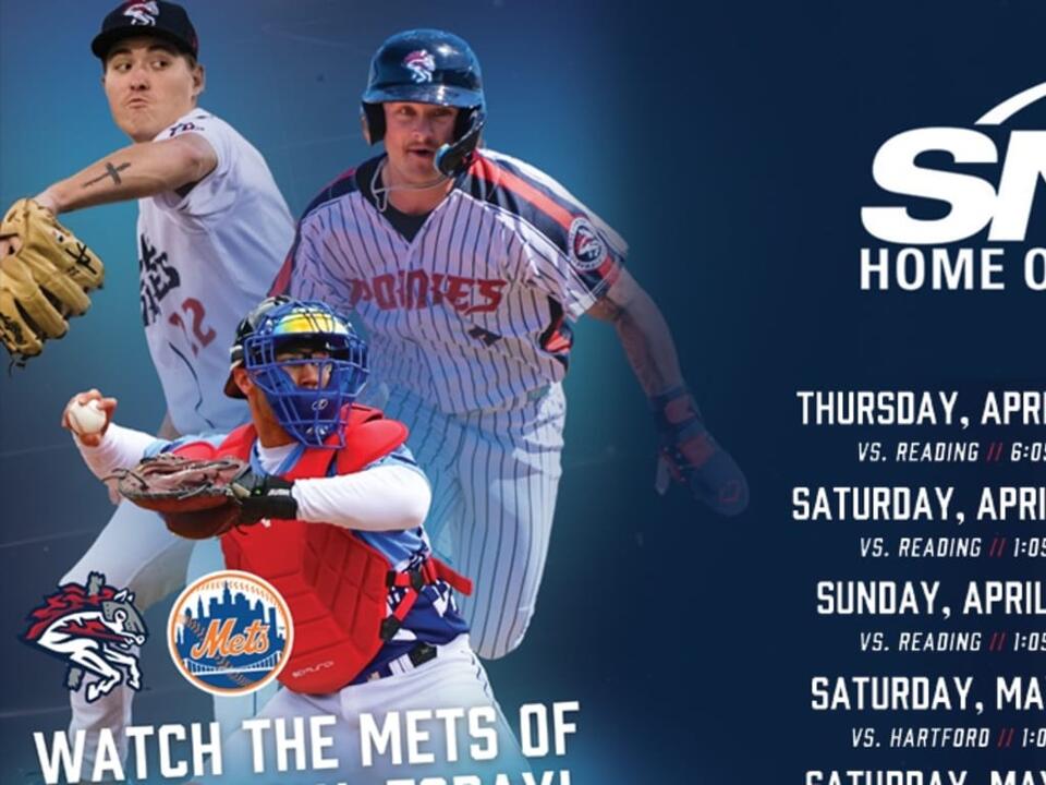 SNY to Broadcast Binghamton Rumble Ponies Games on Television in 2024