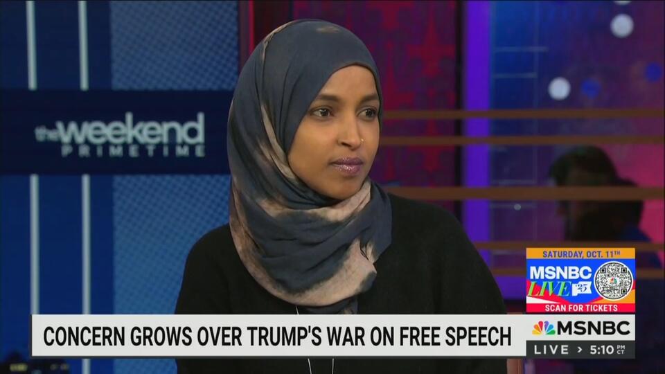 Ilhan Omar Applauds ‘Principled’ Ted Cruz for Jimmy Kimmel Concerns ...