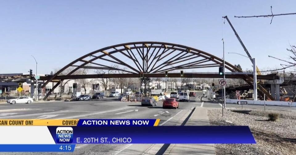 New bike and pedestrian bridge over E. 20th Street dedicated to Chico ...