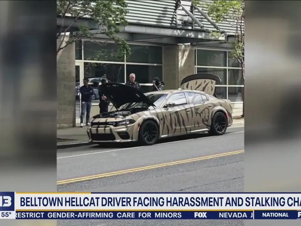 Belltown Hellcat driver facing harassment, stalking charges