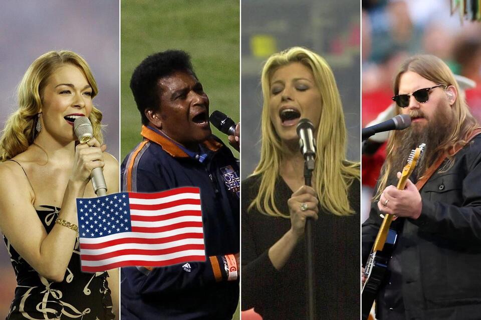 Country Artists Who Have Sung the National Anthem - NewsBreak