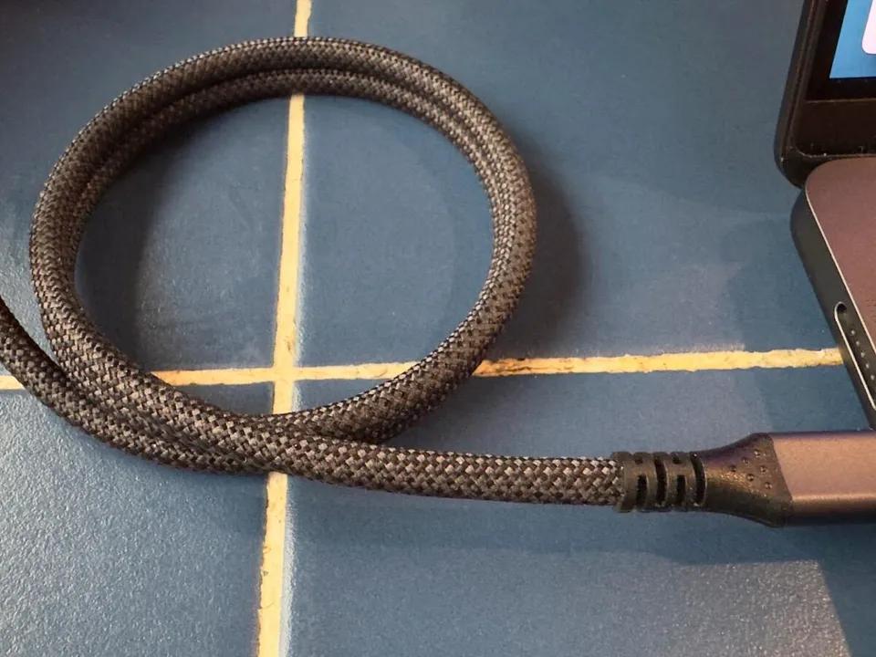 I tested the viral 'tangle-free' USB-C cable, and its my new travel ...