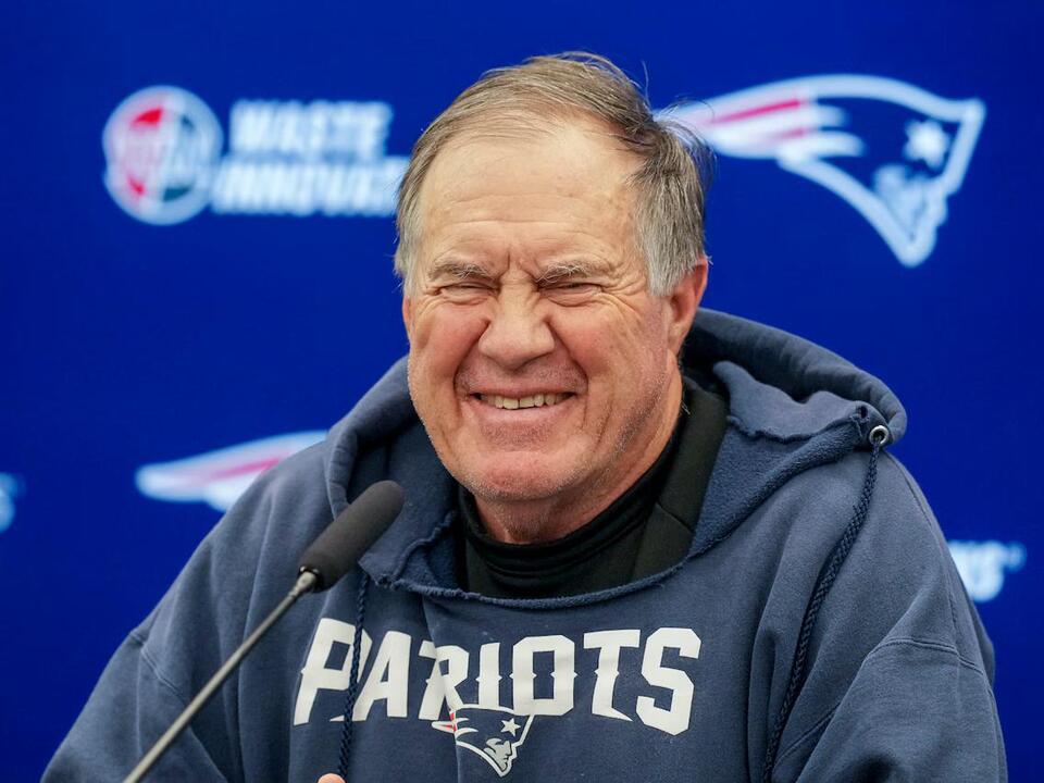 Bill Belichick grins as he re-lives legendary ‘We’re on to Cincinnati ...