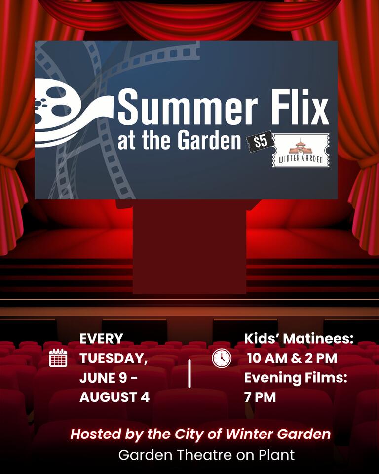 📅 $5 Summer Flix Every Tuesday at Garden Theatre (June–Aug 2026 ...