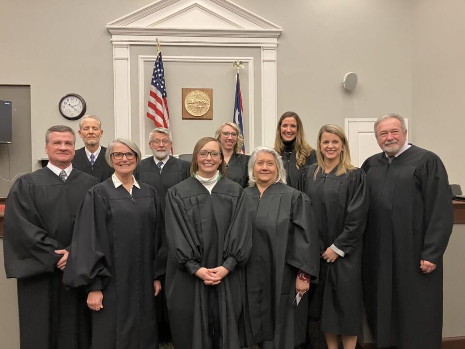 Columbiana County Municipal Court Judge Danielle Menning takes oath of ...