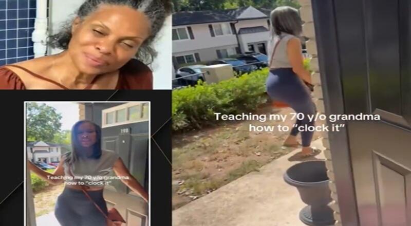 70-year-old grandmother trends after nailing TikTok’s ‘Clock It’ dance ...