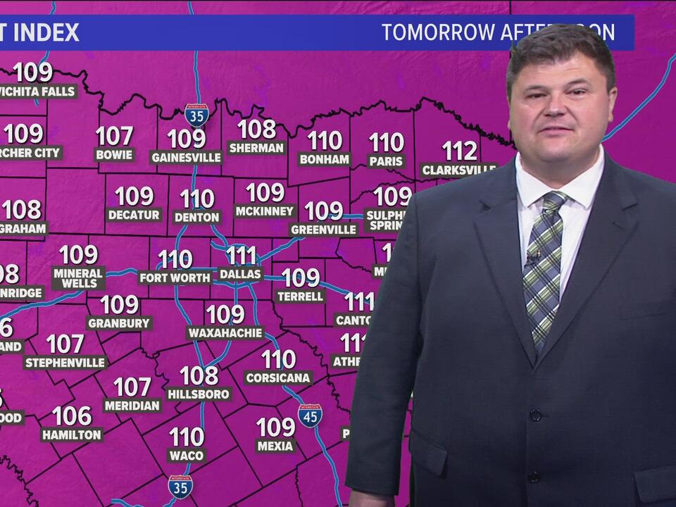 DFW Weather: Excessive heat bearing down on North Texas, tomorrow could ...