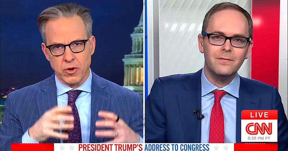 CNN’s Jake Tapper Interrupts Fact-Check to Defend Trump Claim From ...