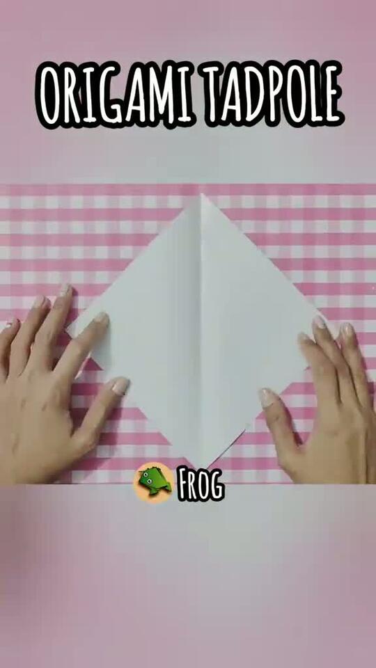 Origami Tadpole Visit my YouTube channel for more origami content. Link ...