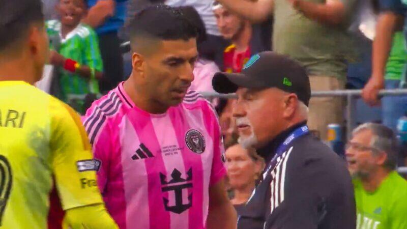 Inter Miami’s Luis Suarez Spit In The Face Of Seattle Sounders Coach ...