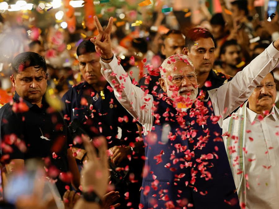 Modi to Be Sworn in for Third Term as Allies Reaffirm Support