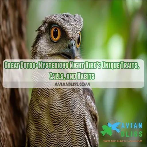 Great Potoo: Mysterious Night Bird’s Unique Traits, Calls, and Habits ...