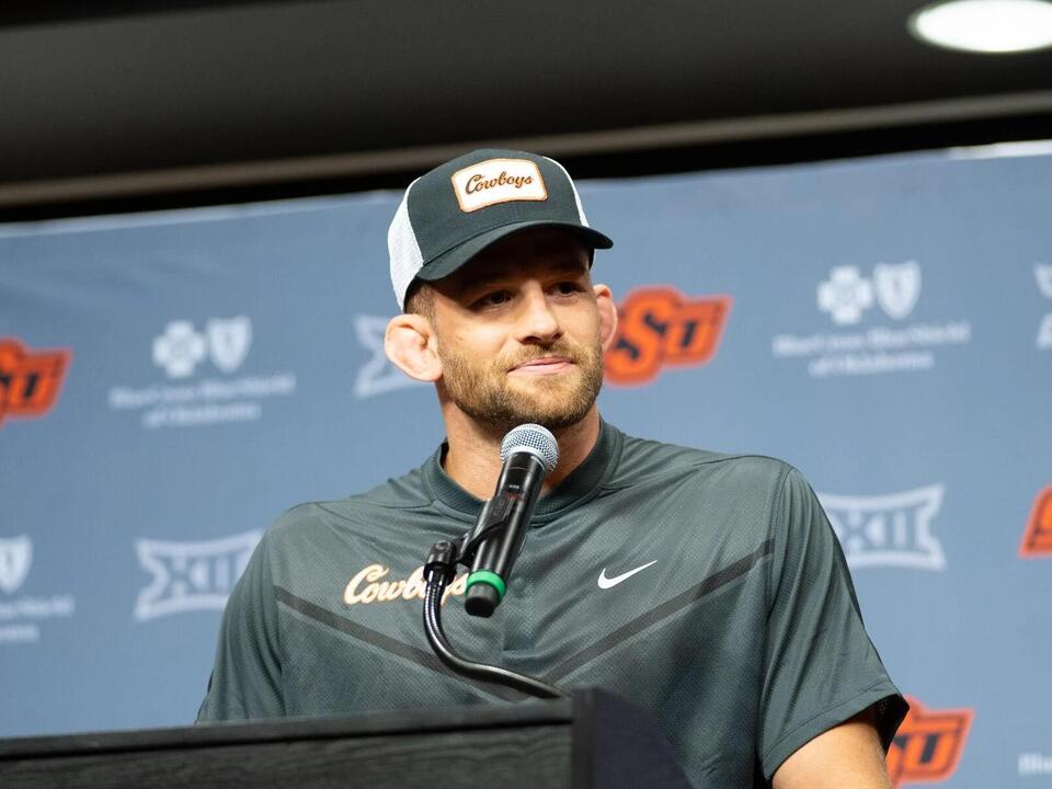 Oklahoma State's new wrestling coach David Taylor is embracing ...