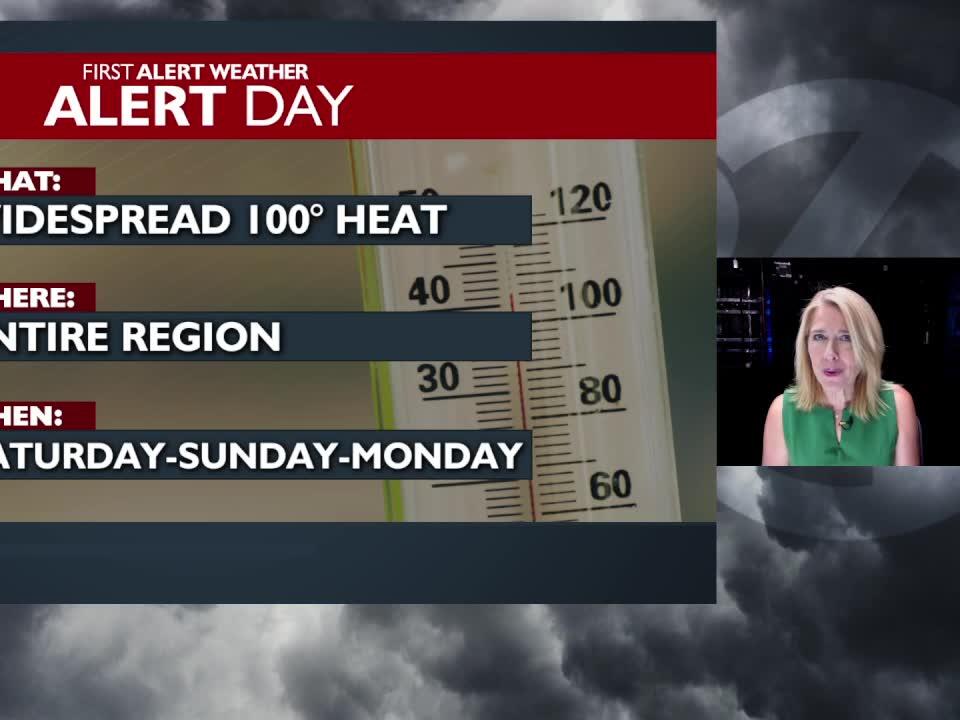 Hot, but getting even hotter this weekend