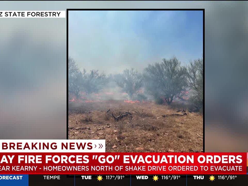 Ray Fire, Shake Fire lead to evacuations of Pinal County town