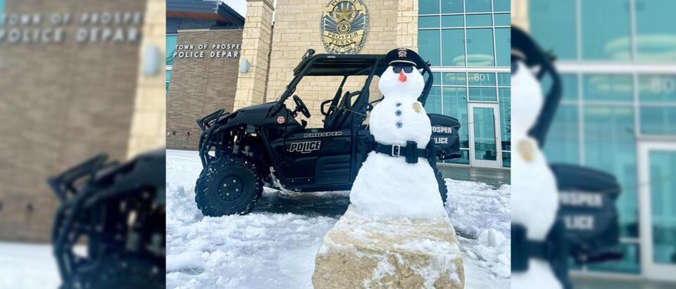 Prosper Police Department introduces new recruit on Snow Patrol - NewsBreak