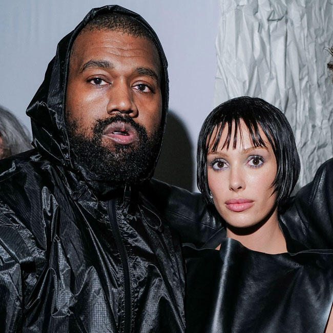 Kanye West And Bianca Censori Wear Polished Black And White Outfits As ...