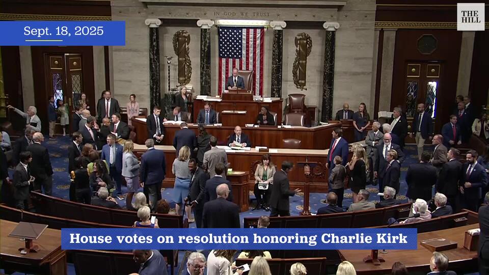 38 Democrats vote ‘present’ as House adopts resolution honoring Charlie ...