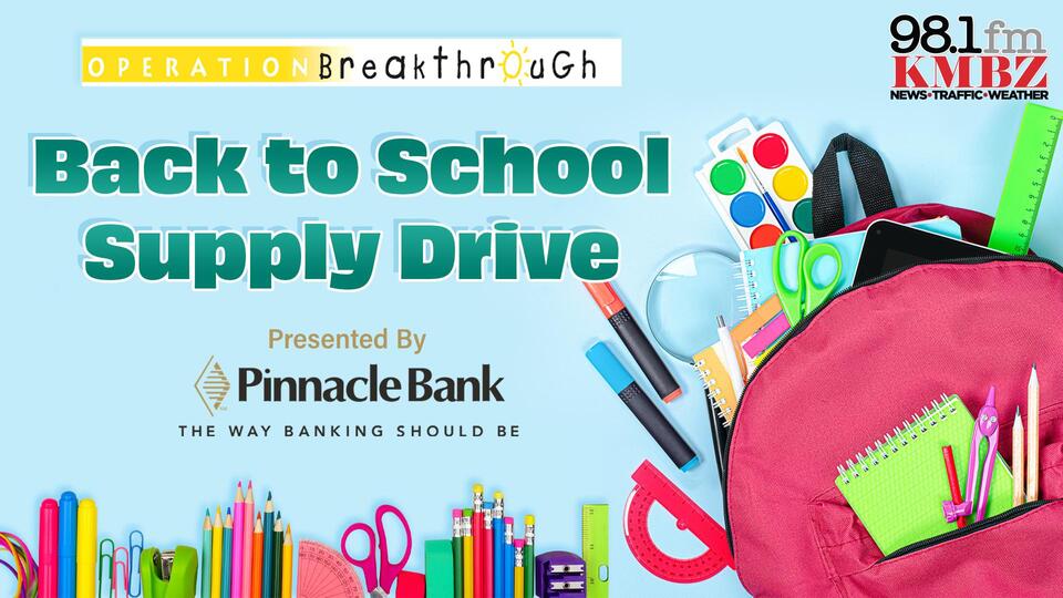 KMBZ launches school supply drive with Operation Breakthrough - NewsBreak