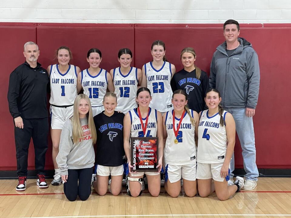 Lady Falcons win South Central Conference tourney