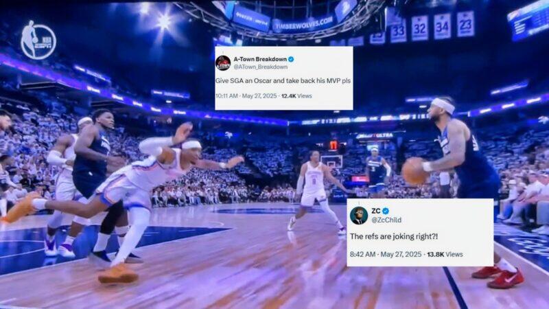 “Give SGA An Oscar And Take Back His MVP”: Wolves Fans Accuse Shai ...