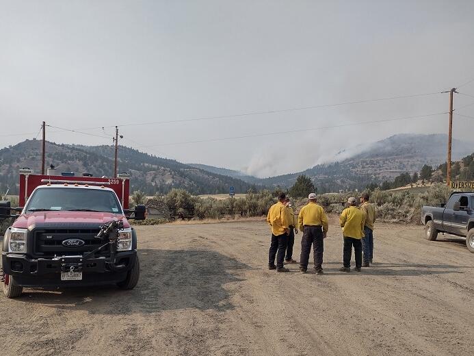 Courtrock Fire is 9,915 acres and 9% contained on 7/26