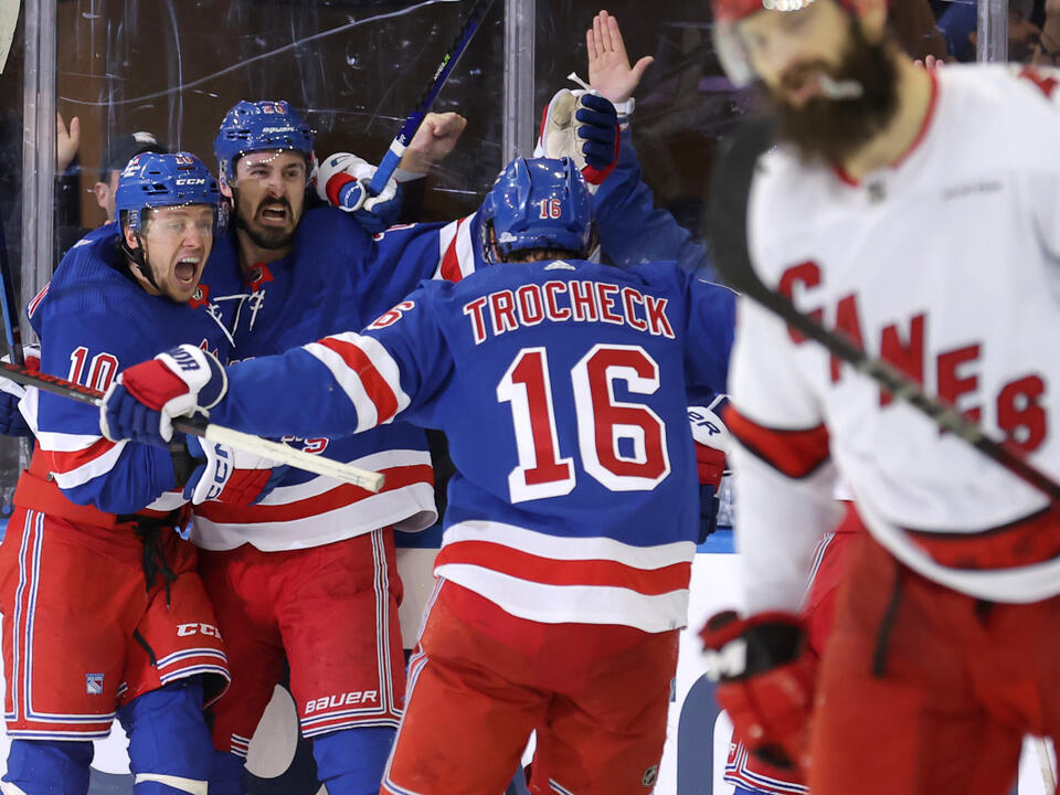 Trocheck, Rangers Beat Hurricanes 4-3 In Double Overtime To Take 2-0 ...