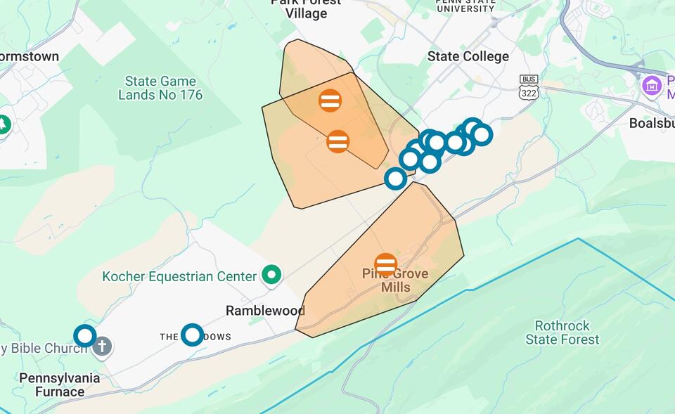 Power Outage Affects Thousands in State College Area - NewsBreak