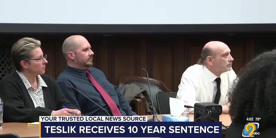 Shane Teslik sentenced to 10 years in prison for manslaughter - NewsBreak