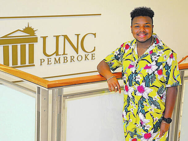UNCP’s youngest grad student embarks on path to an MBA
