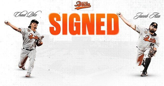 Chad Pike and Jacob Asa Back with Long Island Ducks - NewsBreak