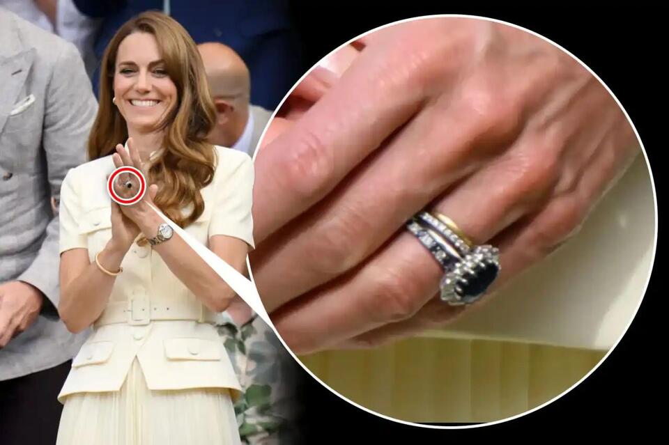 The reason Kate Middleton has four rings & the meaning behind each ...