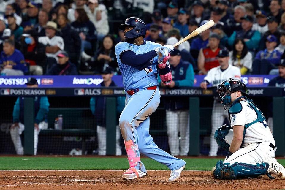 Guerrero, Springer sparks Blue Jays, who hit 5 HRs and cut Mariners ...