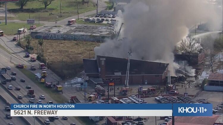 What we know about the church fire along the North Freeway - NewsBreak
