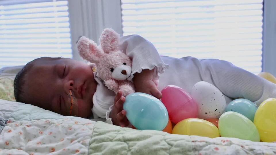 NICU babies celebrate first Easter early at Wellstar Cobb Medical ...