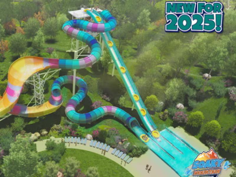 Soaky Mountain Waterpark unveils plans for new water slide