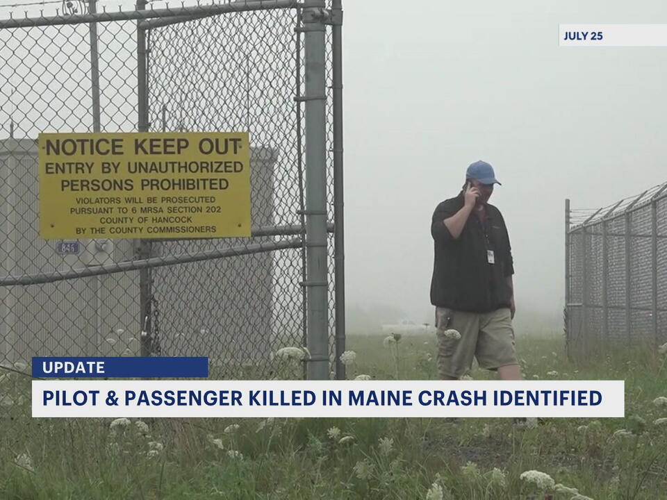 Pilot and passenger killed in Maine crash that took off from NJ identified