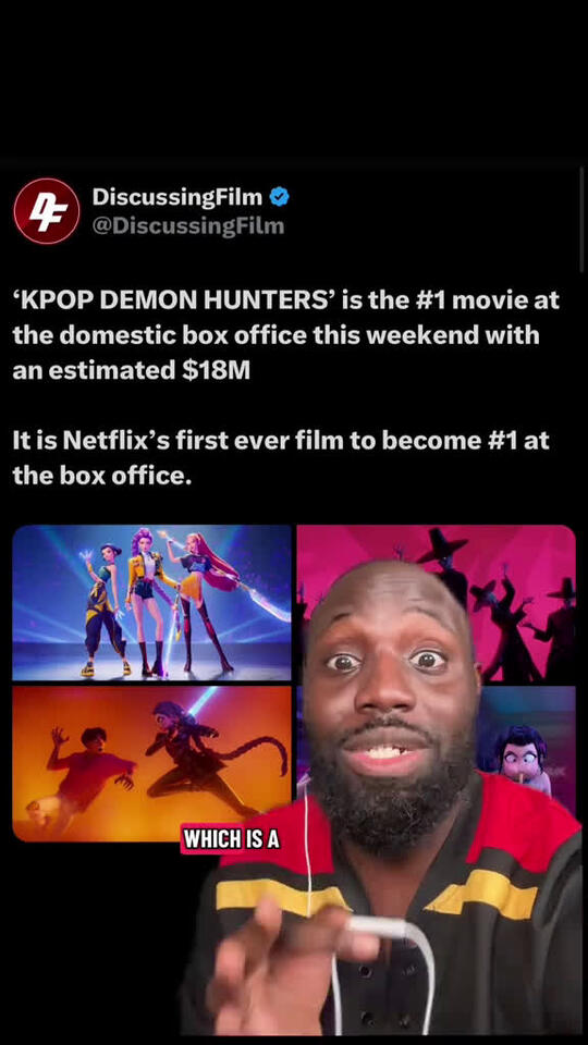 Kpop Demon Hunters Tops Box Office and Charts! - NewsBreak
