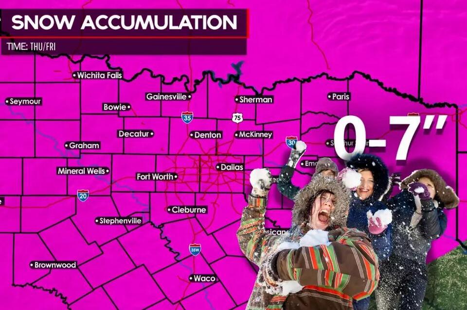 North and Central Texas Could See 7 Inches Of Snow This Week - NewsBreak