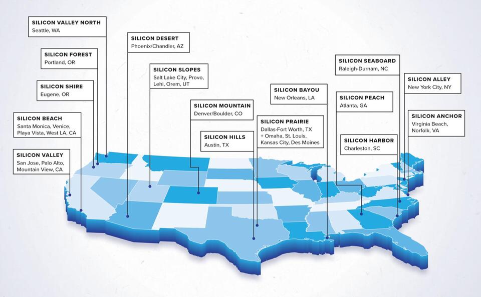‘Silicon ___’ tech hubs are opening across the nation. Are they working ...