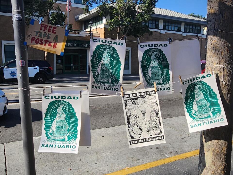 Meet the syndicate printing posters at San Francisco protests - NewsBreak