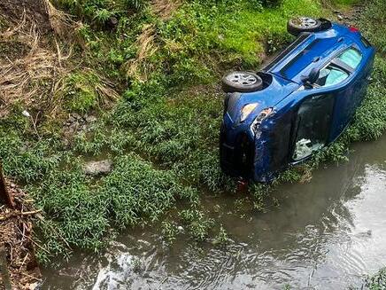 Driver, Child in Vehicle Safely Removed and Uninjured after Car in ...