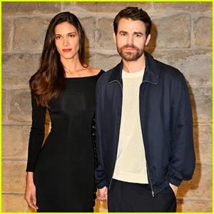 Paul Wesley & Fiancée Natalie Kuckenburg Couple Up for Elie Saab ...